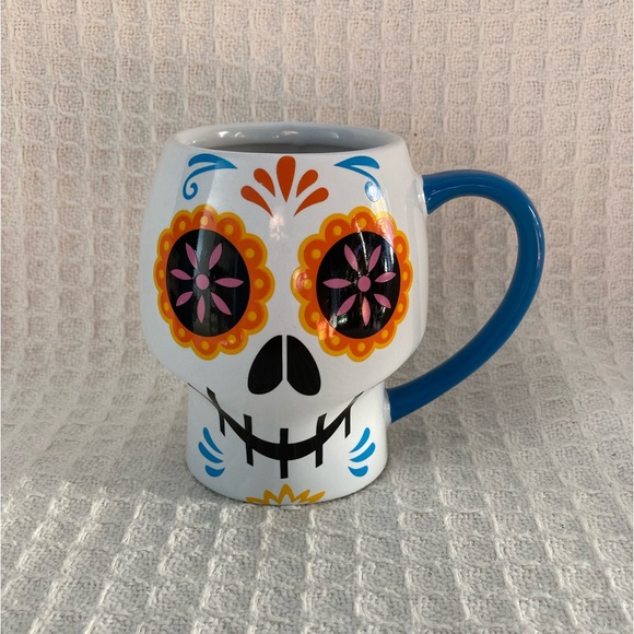 Pixar | Dining | Disney Pixar Coco Sugar Skull Mug Made In Thailand ...